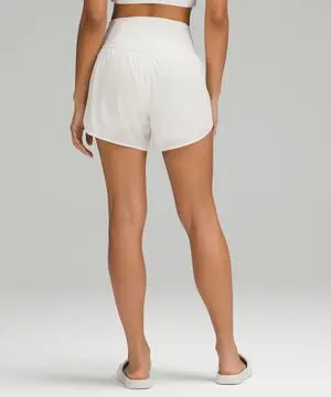 Lululemon Nulu And Mesh High-rise Yoga Shorts 3.5