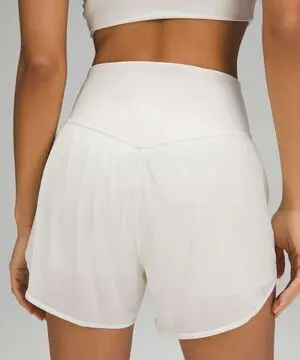 Lululemon Nulu And Mesh High-rise Yoga Shorts 3.5