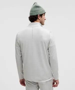 Lululemon Soft Jersey Half Zip - Heathered Vapor/heathered Silver Drop