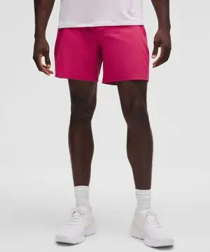 Lululemon Pace Breaker 7" Linerless Short Raspberry Coulis