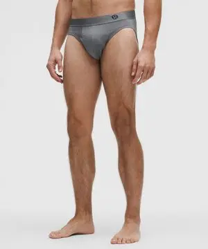 Lululemon Always In Motion Brief With Fly Heathered Solar Grey