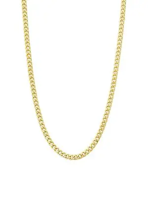Saks Fifth Avenue Collection 14k Yellow Oval Curb Chain Necklace/20 - Gold