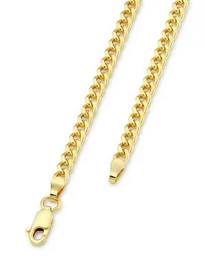 Saks Fifth Avenue Collection 14k Yellow Oval Curb Chain Necklace/20