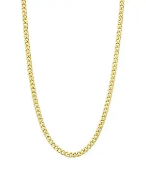 Saks Fifth Avenue Collection 14k Yellow Oval Curb Chain Necklace/20