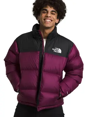 The North Face Men's 1996 Retro Nuptse Hooded Down Jacket - Boysenberry  - Boysenberry