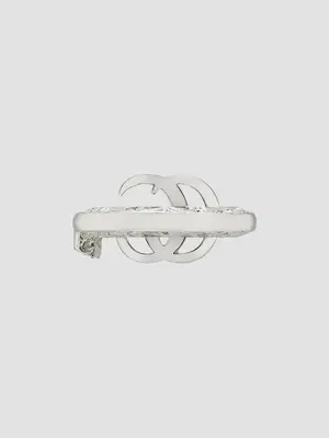 Gucci Gg Marmont Sterling Key Ring