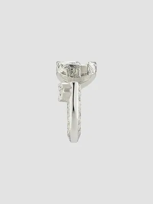 Gucci Gg Marmont Sterling Key Ring