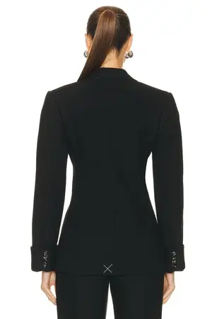 Bottega Veneta Structured Double Melange Jacket