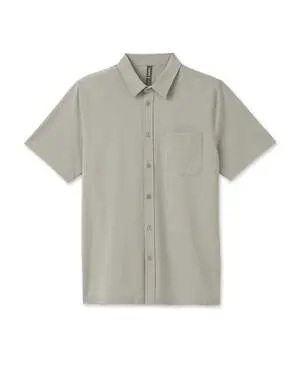 Vuori Vuori Short Sleeve Bridge Button Down White Sage