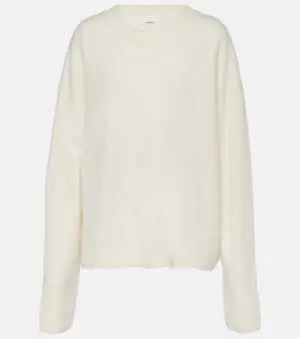 LISA YANG Natalia Brushed Cashmere Sweater - Neutrals