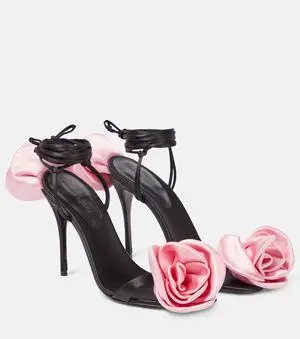 Magda Butrym Floral-appliqué Sandals
