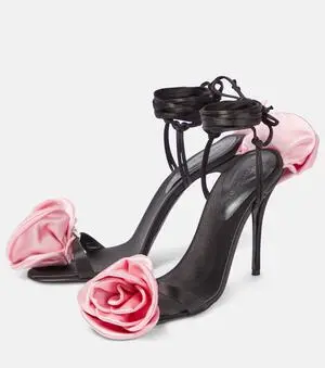 Magda Butrym Floral-appliqué Sandals