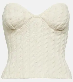 Magda Butrym Cable-knit Tube Top