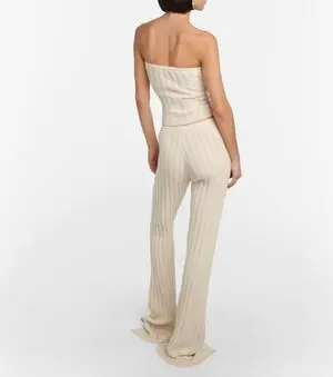 Magda Butrym Cable-knit Tube Top