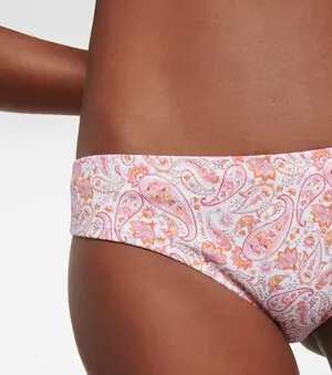 Heidi Klein Muskmelon Bay Printed Bikini Bottoms