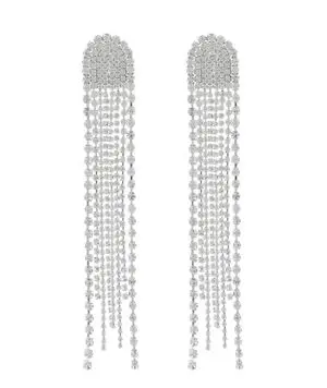 Magda Butrym Crystal Drop Earrings - Silver