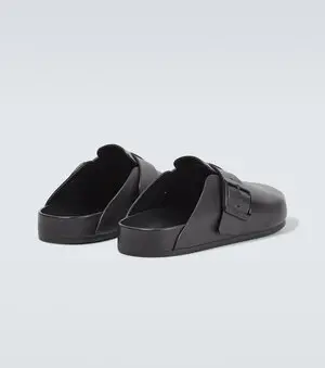 Balenciaga Sunday Leather Clogs