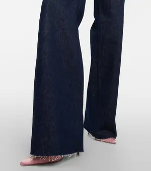Magda Butrym High-rise Straight Leg Jeans - Blue