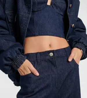 Magda Butrym High-rise Straight Leg Jeans - Blue