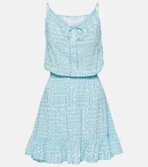 Heidi Klein Zanzibar Printed Minidress - Blue