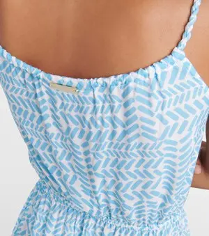 Heidi Klein Zanzibar Printed Minidress - Blue