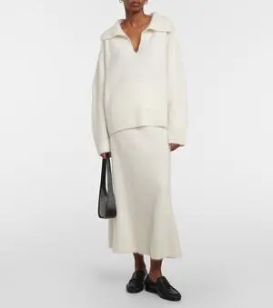 LISA YANG Kerry Brushed Cashmere Sweater