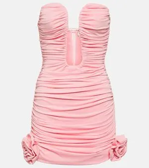 Pink Ruched Dresses
