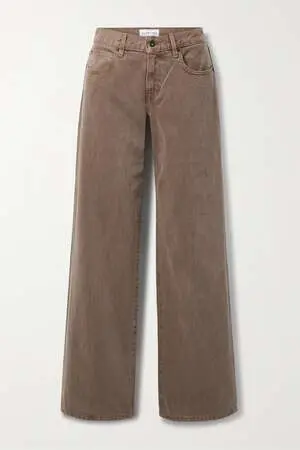 SLVRLAKE Mica Low-rise Wide-leg Jeans