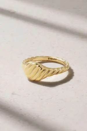 David Yurman 18-karat Cable Pinky Ring