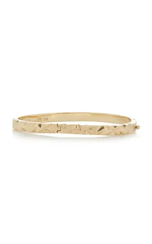 BERNARD JAMES 18k Yellow Bangle Bracelet