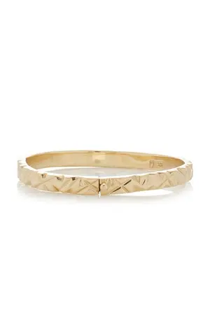 BERNARD JAMES 18k Yellow Bangle Bracelet