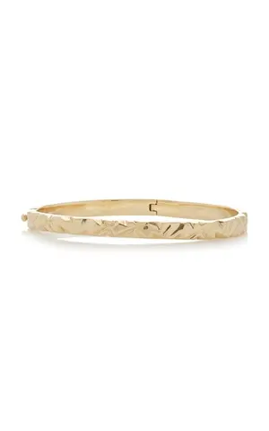 BERNARD JAMES 18k Yellow Bangle Bracelet