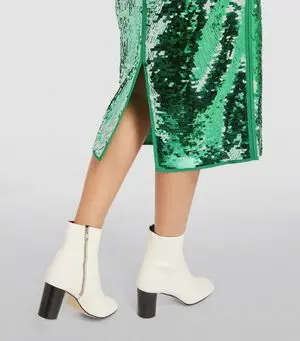 Max Mara Sequin-embellished Midi Skirt