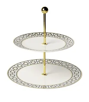 VILLEROY & BOCH Metrochic Two-tier Cake Stand - Black