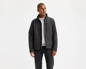 LEVI'S Soft Shell Stand Collar Jacket - Graphite Heather