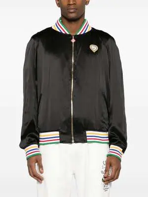 Casablanca Souvenir Bomber Jacket - Black