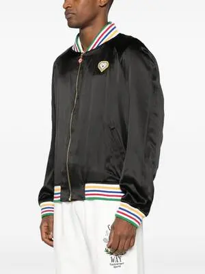Casablanca Souvenir Bomber Jacket - Black