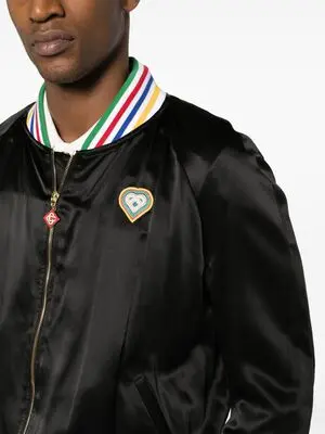 Casablanca Souvenir Bomber Jacket - Black