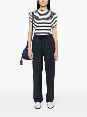 MARANT ETOILE Priska High-waisted Trousers - Blue