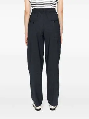 MARANT ETOILE Priska High-waisted Trousers - Blue