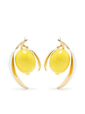 ANDRES GALLARDO Ceramic Drop Earrings