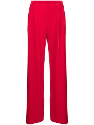AMAZUIN Straight-leg Velvet Trousers