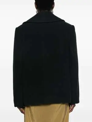 LEMAIRE Double-breasted Wool-cotton Blend Coat