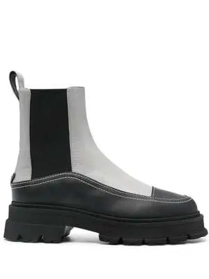 Emporio Armani 55mm Panelled Ankle Boots
