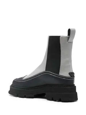 Emporio Armani 55mm Panelled Ankle Boots