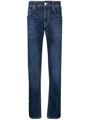 TRAMAROSSA Mid-rise Straight-leg Jeans - Blue
