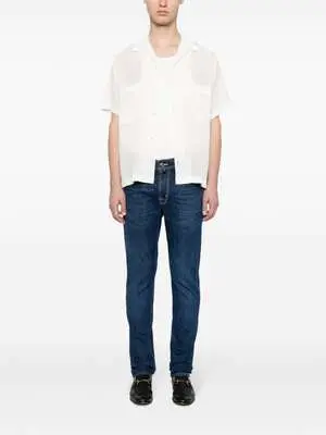 TRAMAROSSA Mid-rise Straight-leg Jeans - Blue