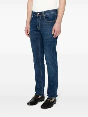 TRAMAROSSA Mid-rise Straight-leg Jeans - Blue