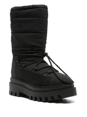 Calvin Klein 65mm Logo-print Snow Boots