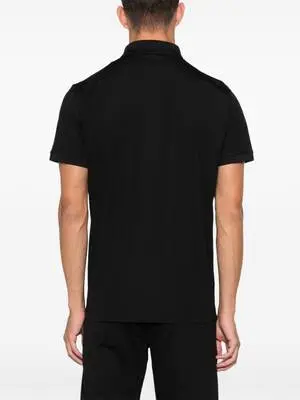 Emporio Armani Logo-patch Half-zip Polo Shirt